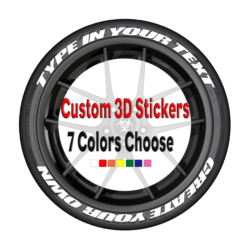 FALKEN-Car-Sticker-Custom-Text-3D-PVC-Tyre-Letter-Number-Stripe ...