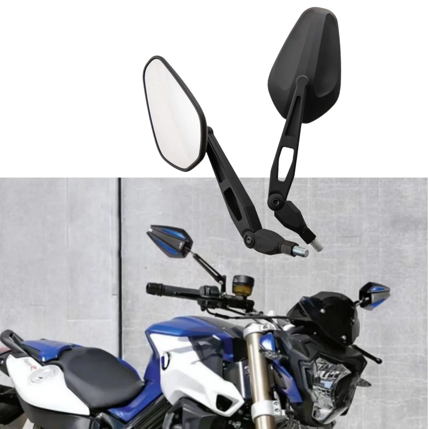 M8-M10-Motorcycle-Rearview-Mirrors-for-YAMAHA-MT03-07-MT09-Honda ...