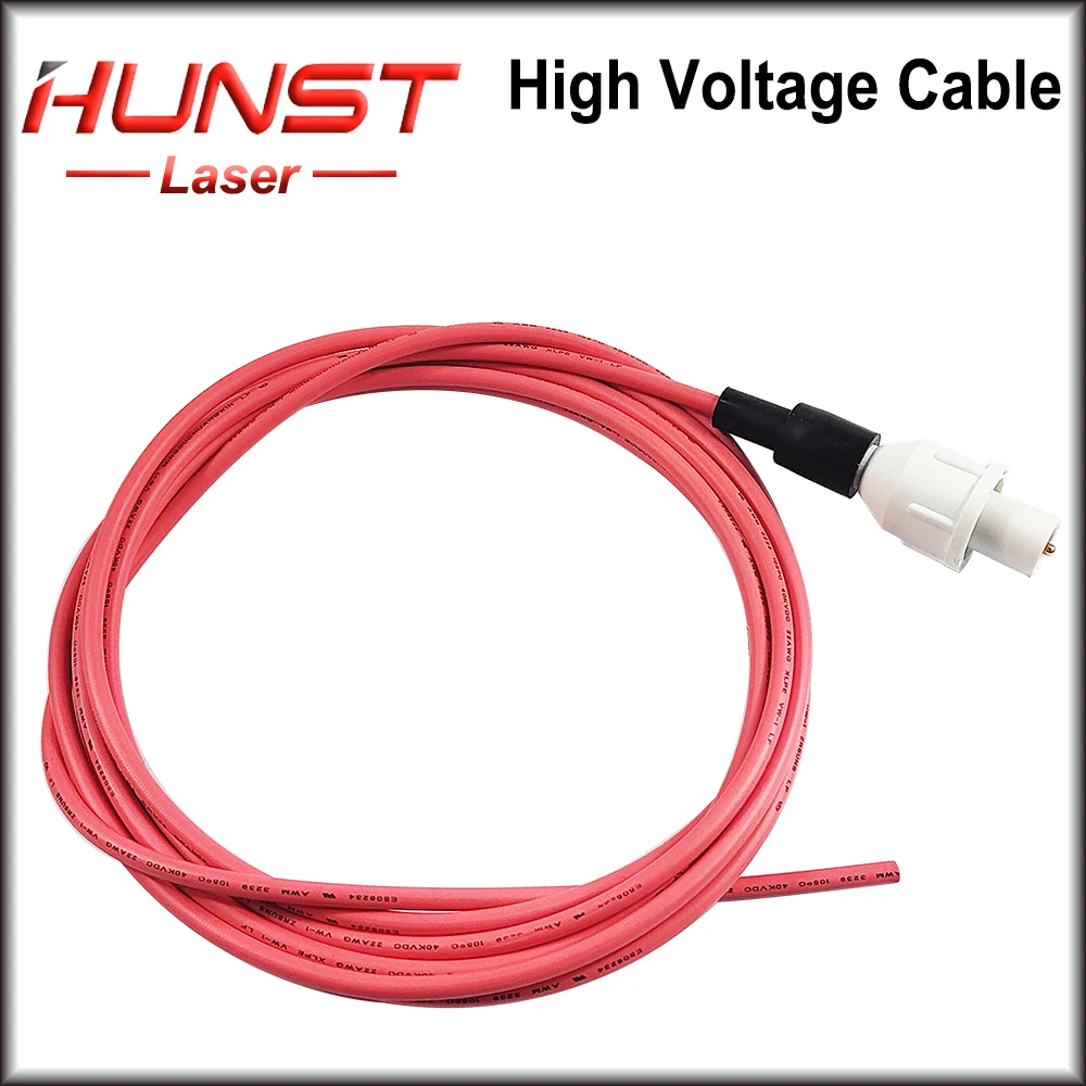 HUNST-3Meters-40KV-High-Voltage-Cable-Red-Positive-Lead-Wire-for-Co2 ...