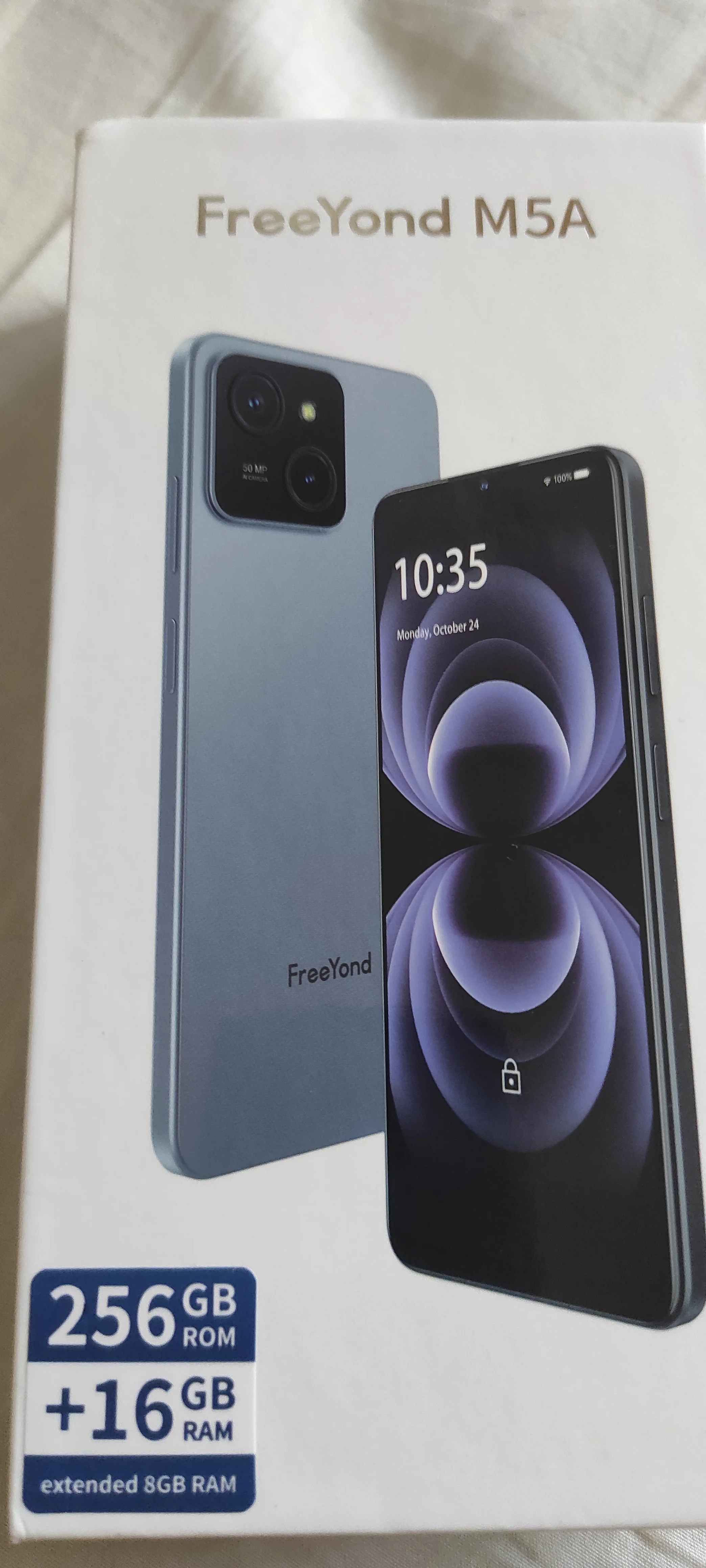 FreeYond 2023 New Phone M5A 256GB ROM 8GB RAM 50MP Cellphone 6.6 ...