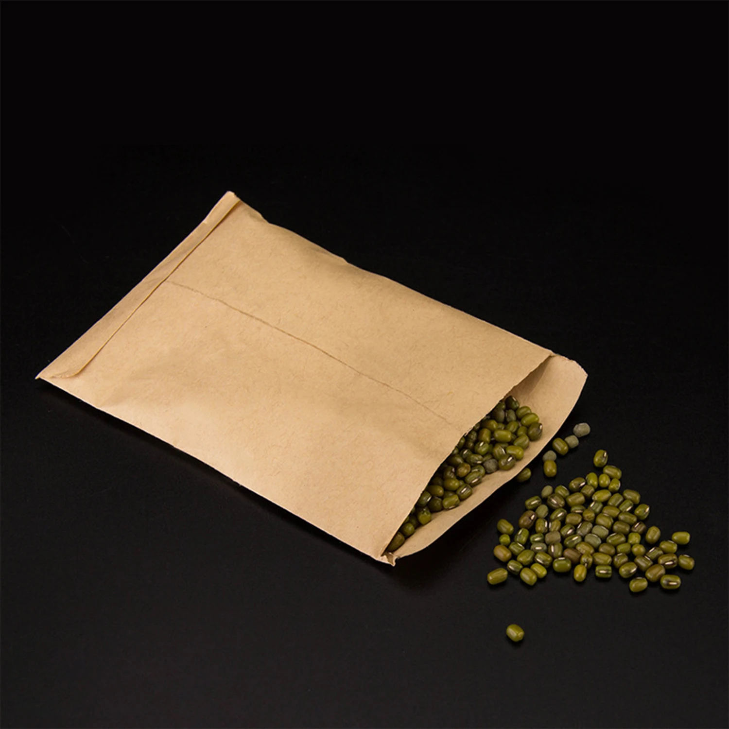 100Pcs 10*6cm Kraft Paper Seed Bag Garden Home Seed Soaking Bag Pollen ...