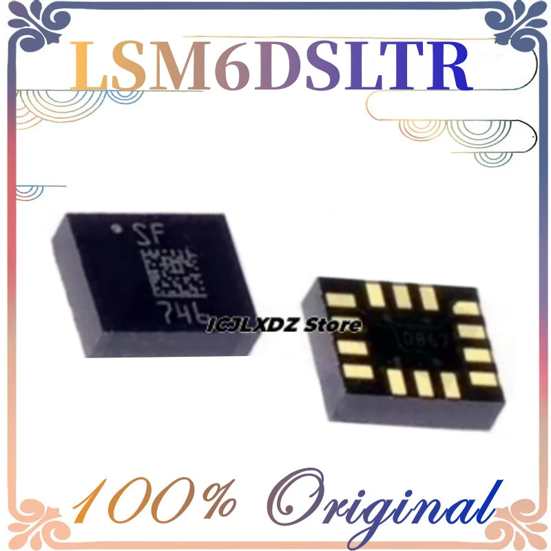 1pcs/lot New Original LSM6DSLTR LGA14 LSM6DSL six axis accelerometer ...