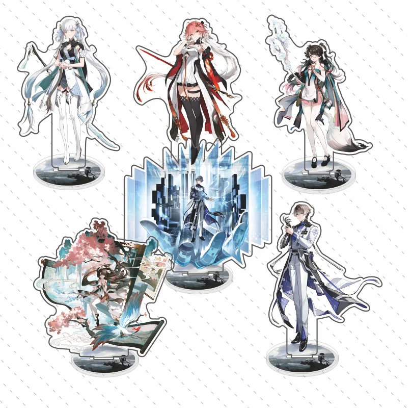 Wuthering-Waves-Jinhsi-Gallery-Figure-Stand-Model-Plate-Key-Ring ...