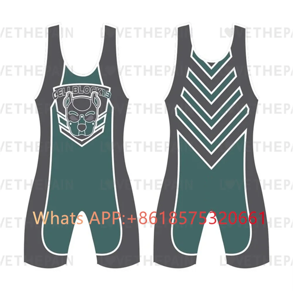 Kennel-Club-Men-s-Sleeveless-Wrestling-Luta-Singlets-One-Piece ...
