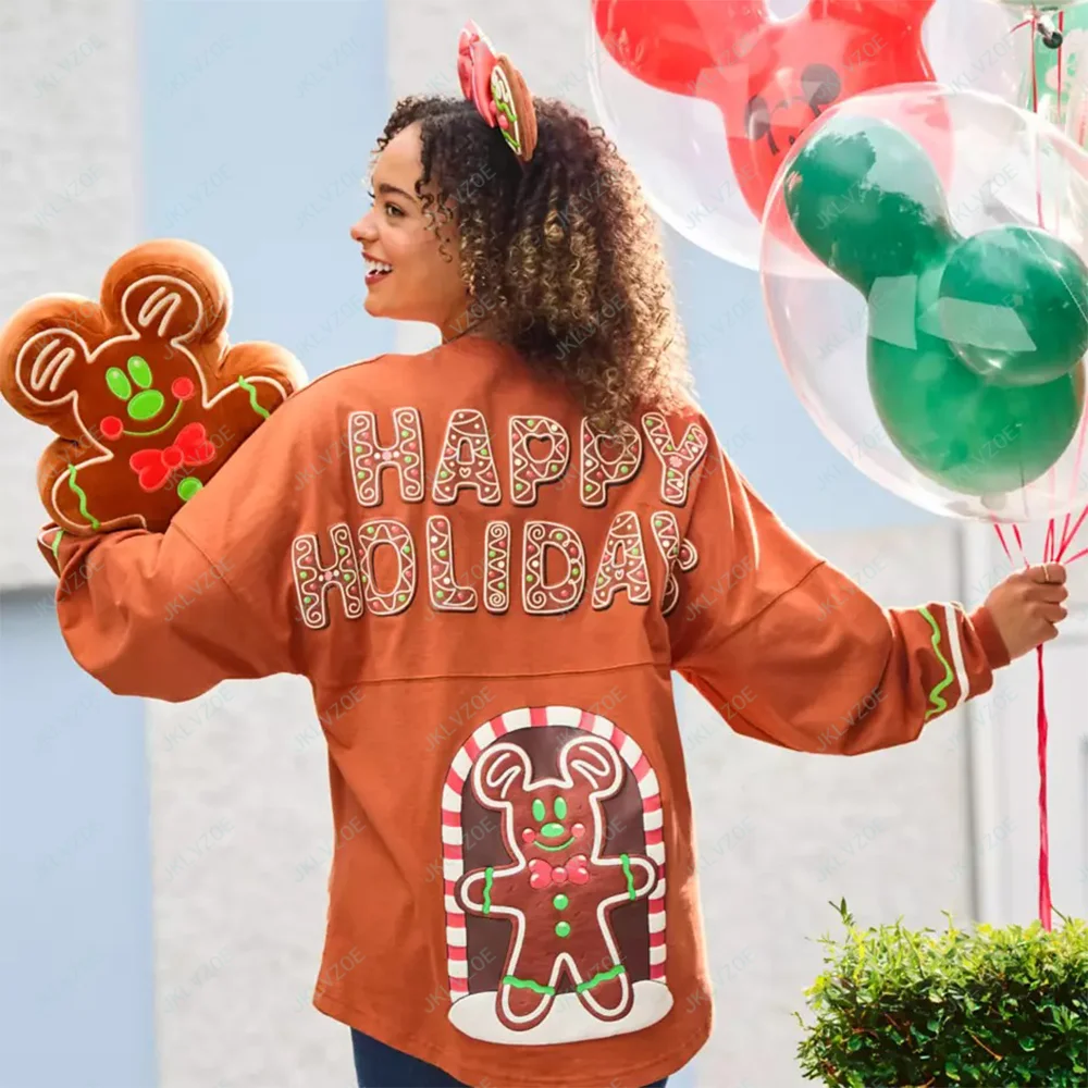 New-Hot-Sale-Disney-Mickey-Mouse-Gingerbread-Spirit-Jersey-Women-Adults ...