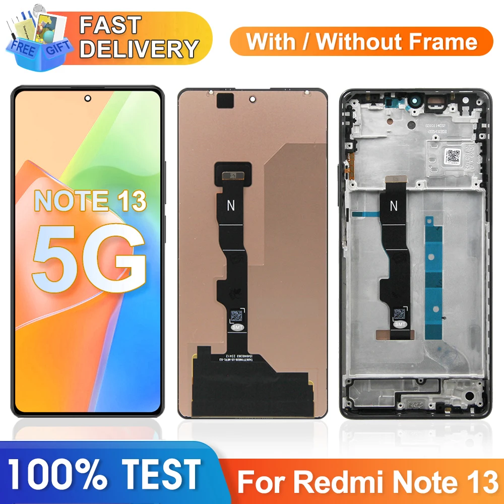 Screen-Assembly-for-Xiaomi-Redmi-Note-13-2312DRAABG-Lcd-Display-Touch ...
