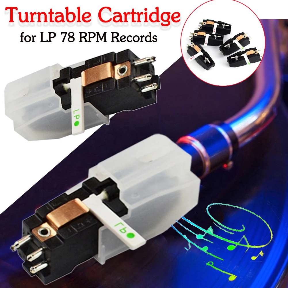Phonograph-Cartridge-Ruby-Needle-Sapphire-Stylus-for-LP-78-RPM-Vinyl ...