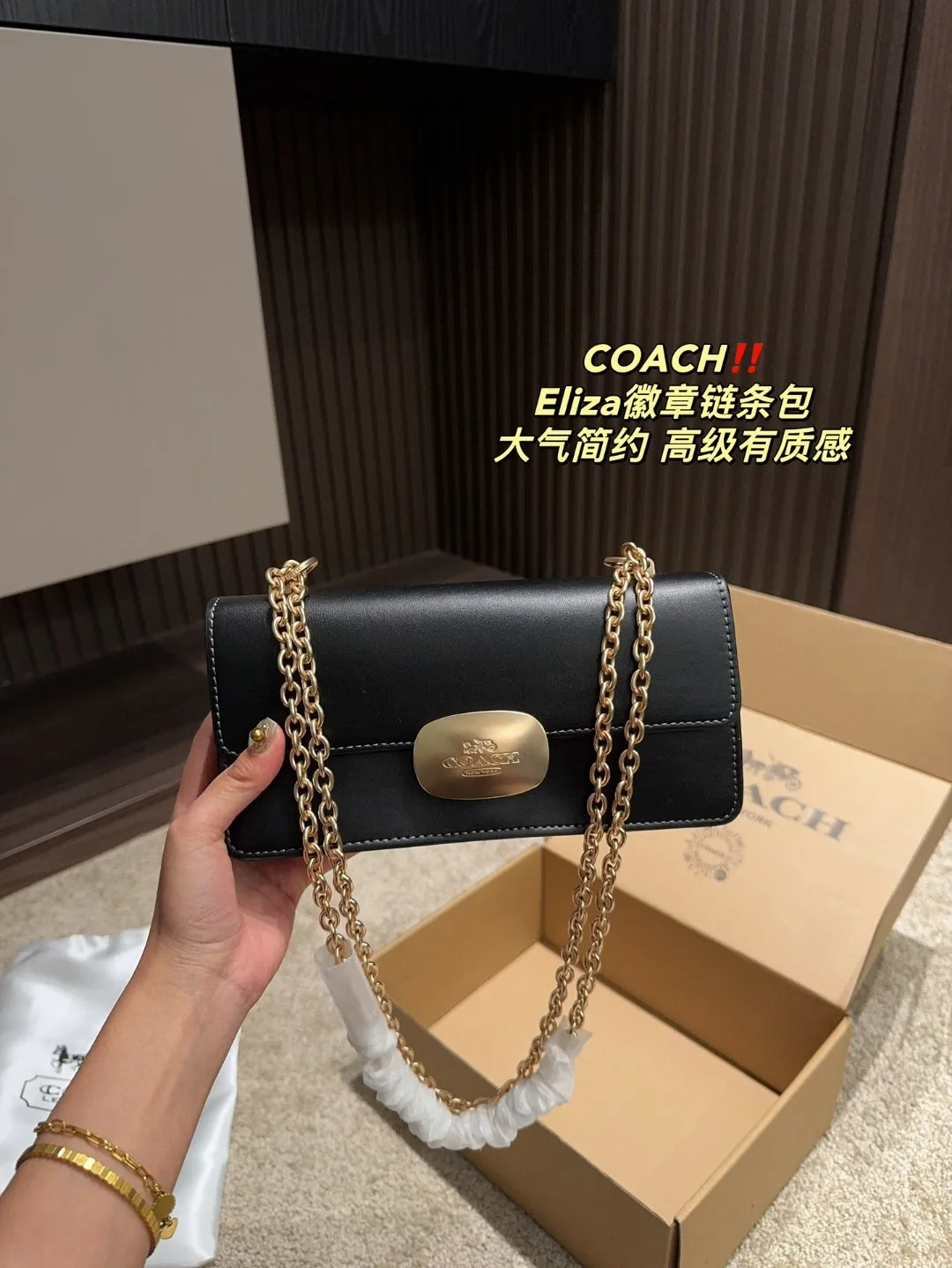 In style of Coach Cowhide Bag 22cm*12cm - AliExpress 1524