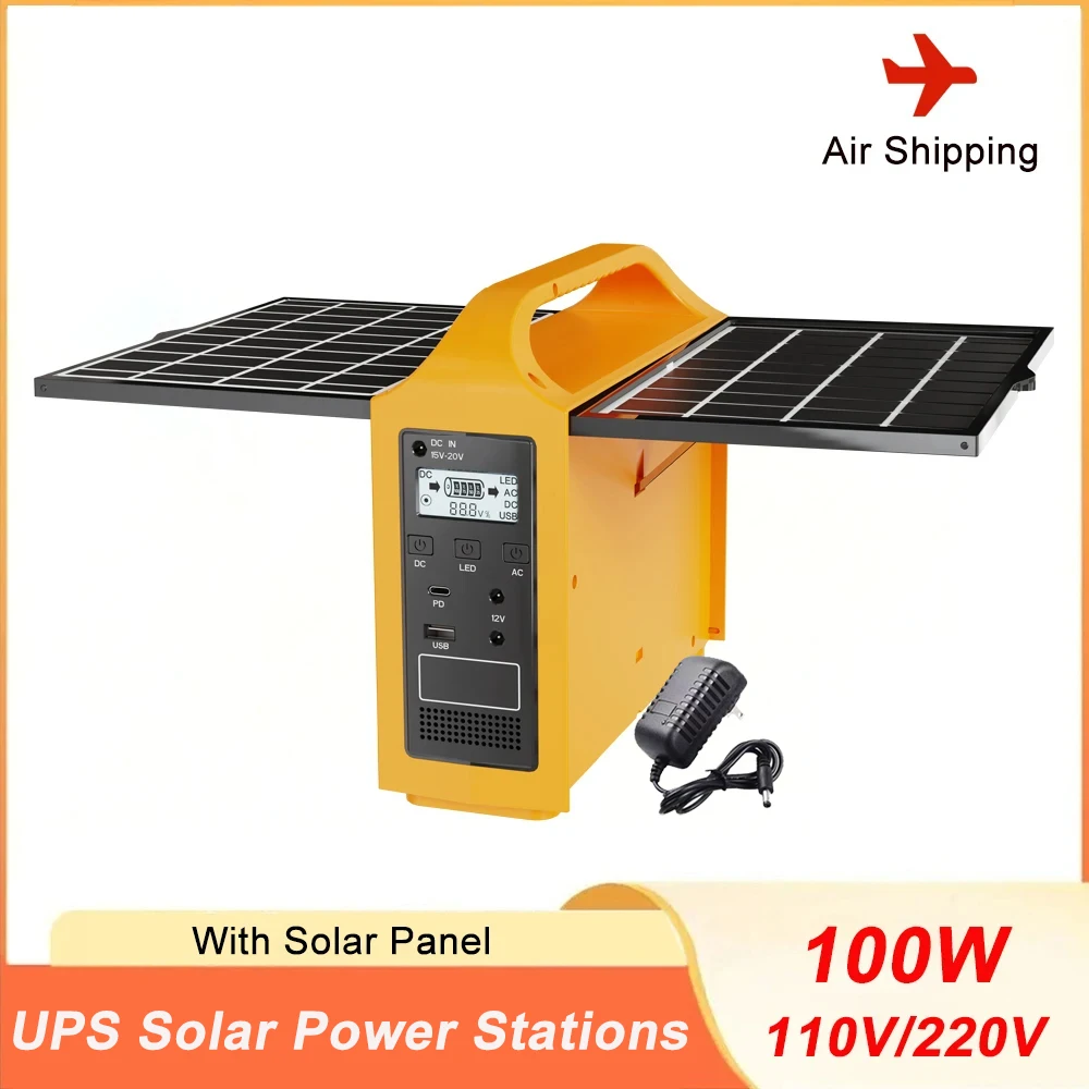 New-Arrival-Portable-Power-Station-100W-Mobile-Power-UPS-Solar ...