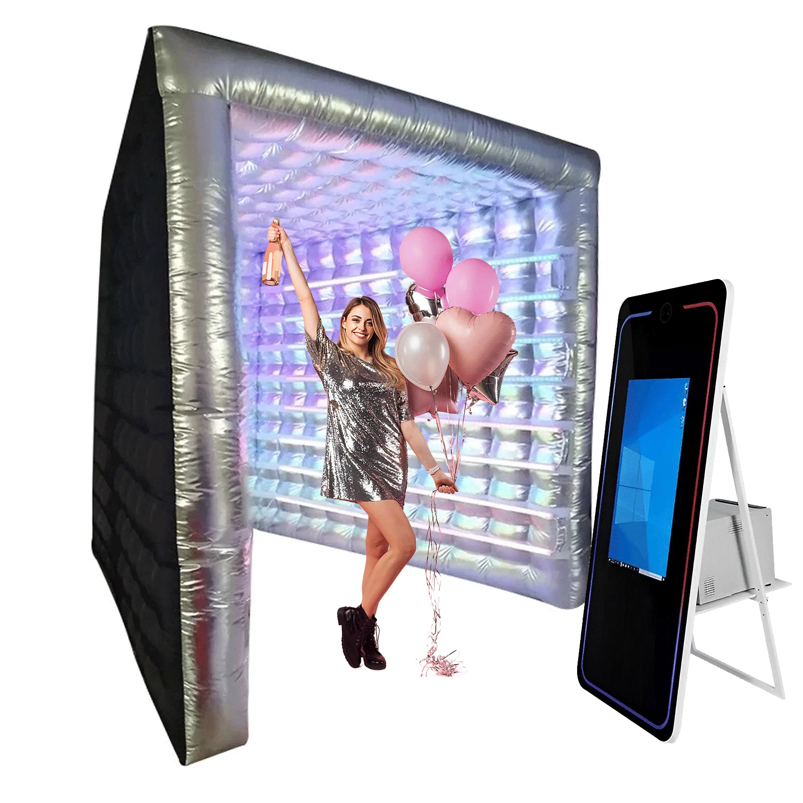 Photo-Booth-Backdround-Tent-8ft-Inflatable-Photo-Booth-Enclosure ...