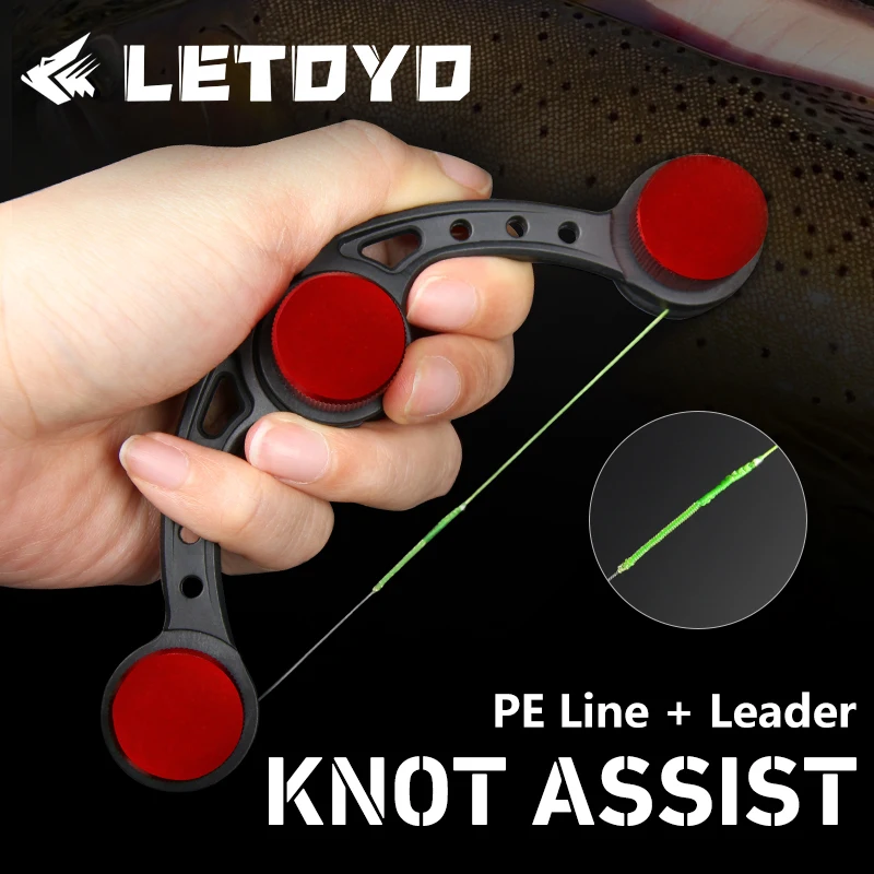 LETOYO-Fishing-Knotter-Assist-Knot-Tool-Bobbin-Winder-GT-FG-PR-Line ...