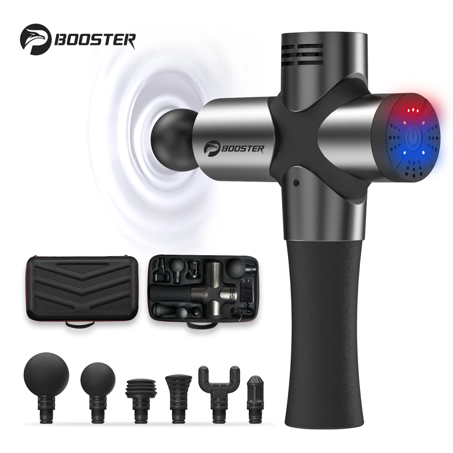 BOOSTER Pro 3 Deep Tissue Massage Gun Muscle Stimulator Body Massager ...