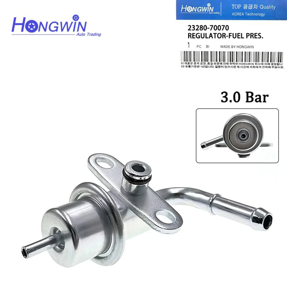 ON:. 23280 70070 Fuel Injection Pressure Regulator 3 Bar For Toyota ...
