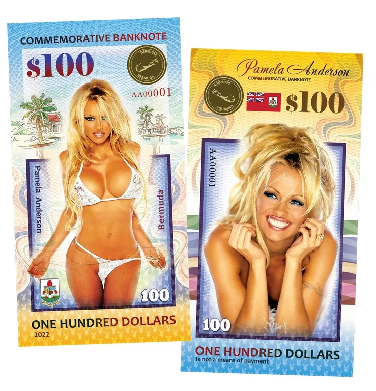 100-dollars-2022-Bermuda-Pamela-Anderson-Pamela-Anderson-Bermuda-UNC-memorable-banknote-souvenir ...