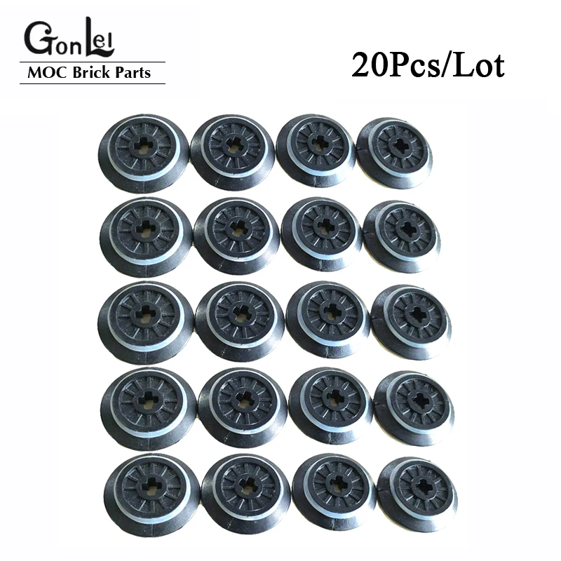 20Pcs-Lot-Train-Wheels-with-Axle-Hole-Parts-For-Train-track-Building ...