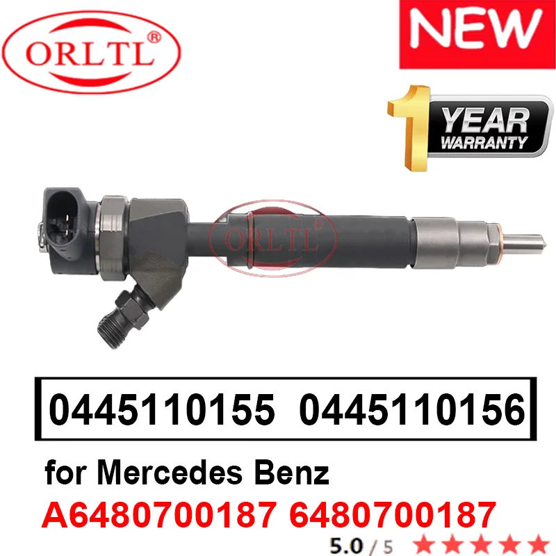 NEW-0445110155-0445110156-Common-Rail-Injector-A6480700187-6480700187 ...