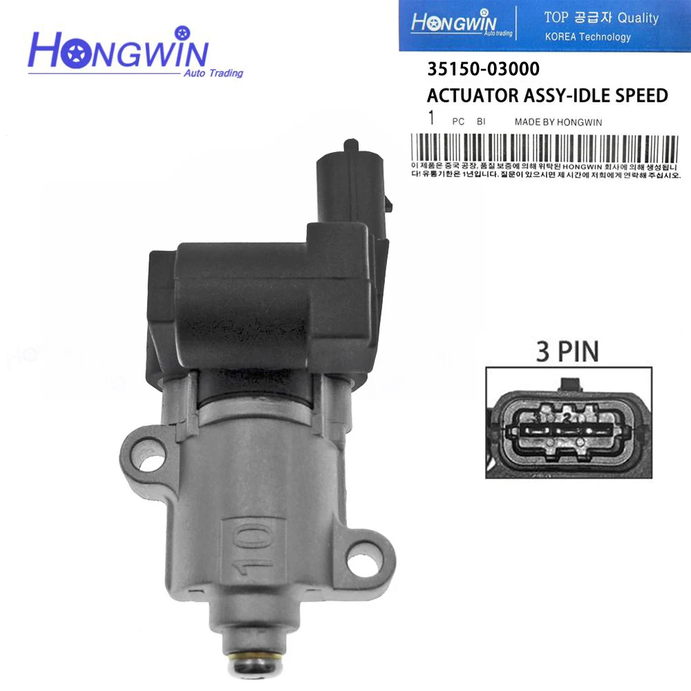 Idle Air Control Valve For Hyundai i10 1.2 2007-2019 IDLE SPEED CONTROL ...