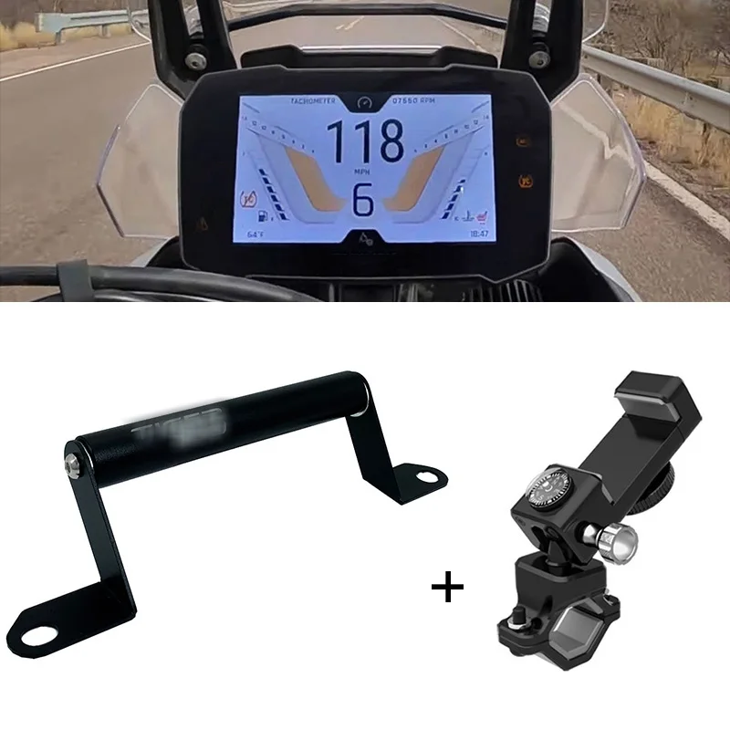 Motorcycle-Mobile-Phone-Navigation-GPS-Plate-Bracket-For-Tiger-900-850 ...