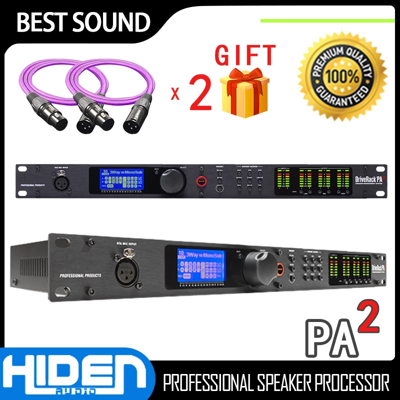 Speaker-Processor-PA2-2-Input-6-Output-New-Stage-Audio-Driver-Rack ...