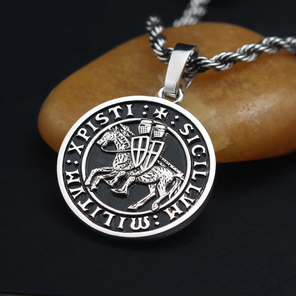 TILLFO-Knights-Templar-Commandery-Sigillum-Militum-Xpisti-925-Sterling ...