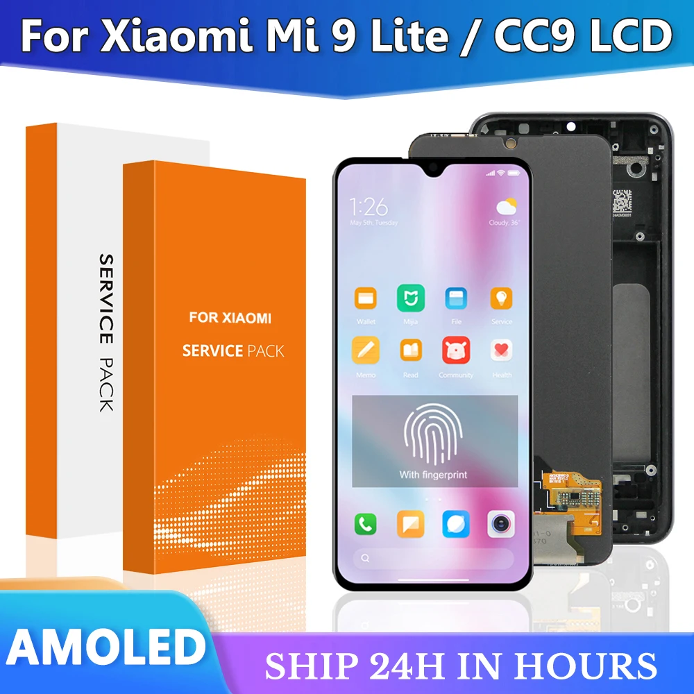 6-39-Super-AMOLED-Mi-CC9-LCD-For-Xiaomi-CC9-Display-Touch-Screen ...