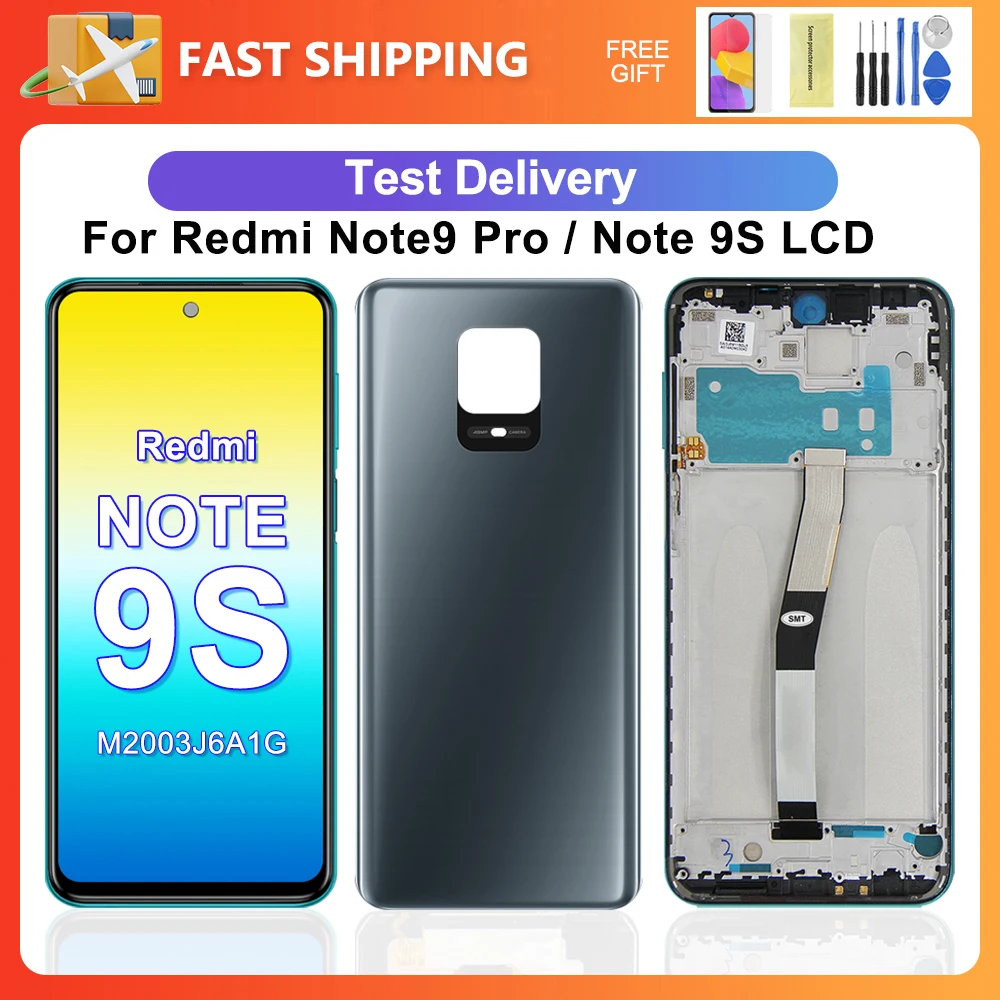 For-Xiaomi-Redmi-Note-9S-6-67-For-Redmi-Note-9-Pro-M2003J6A1G-LCD ...
