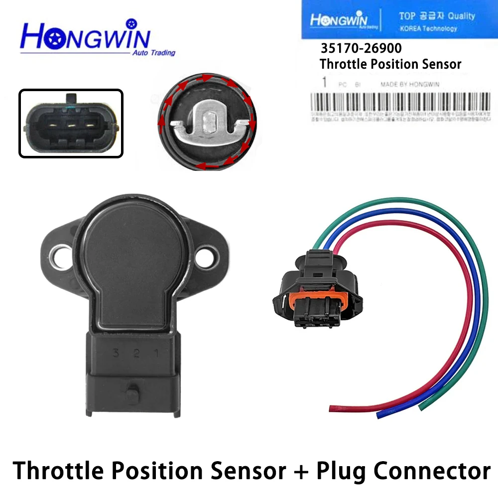 1-5-Bar-Throttle-Position-Sensor-TPS-Connector-Plug-For-Hyundai-GETZ ...