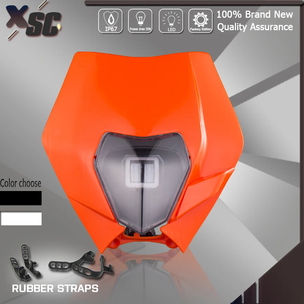 Motorcycle-Headlight-Headlamp-Head-Light-For-KTM-EXC-EXCF-SXF-XC-XCW ...