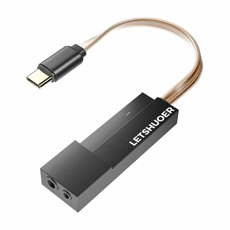 LETSHUOER-DT02-Type-C-Headphone-DAC-AMP-HiFi-Earphone-Decoding-Monitor ...