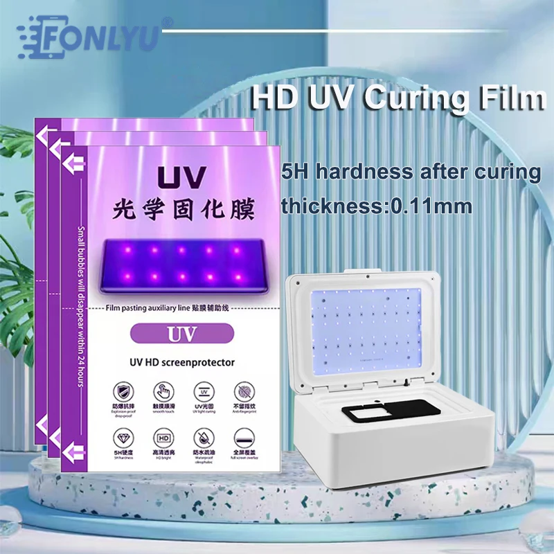 FONLYU-HD-Anti-scratch-UV-Glass-Curing-Film-For-CellPhone-Curved-Screen ...