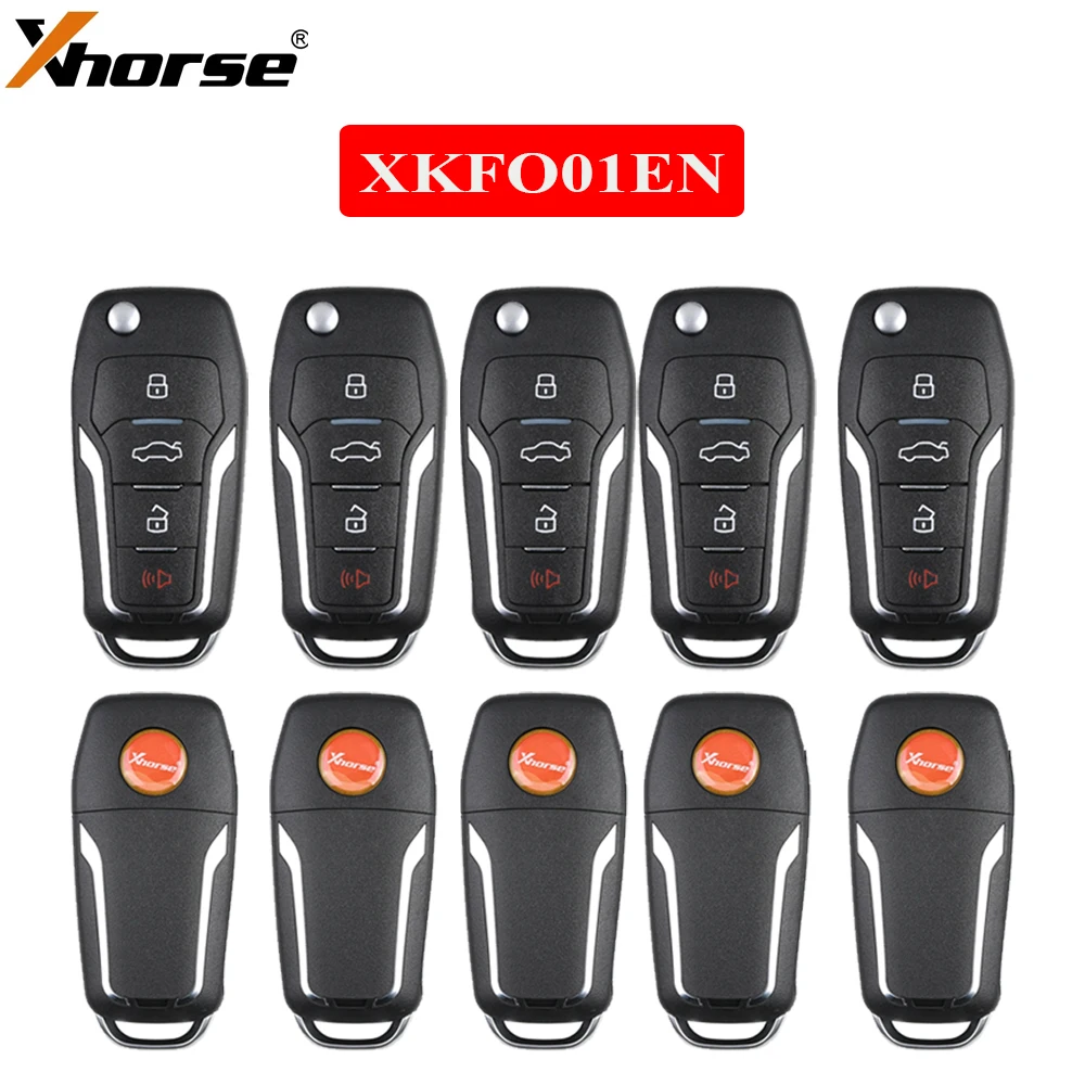 Xhorse-XKFO01EN-X013-S-rie-Universal-Remote-Key-Fob-4-Bot-o-para-Ford ...
