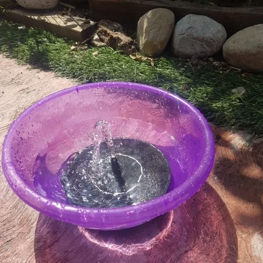 Solar Floating Fountain Floating Solar Fountain Garden Water Fountain ...