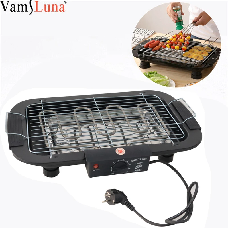 2000W Portable Household Electric Oven Smokeless Indoor Barbecue ...
