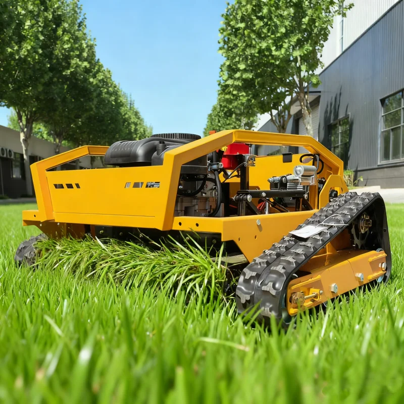 Customized 1000mm Remote Control Lawn Mower 22HP Track Brush Cutter ...
