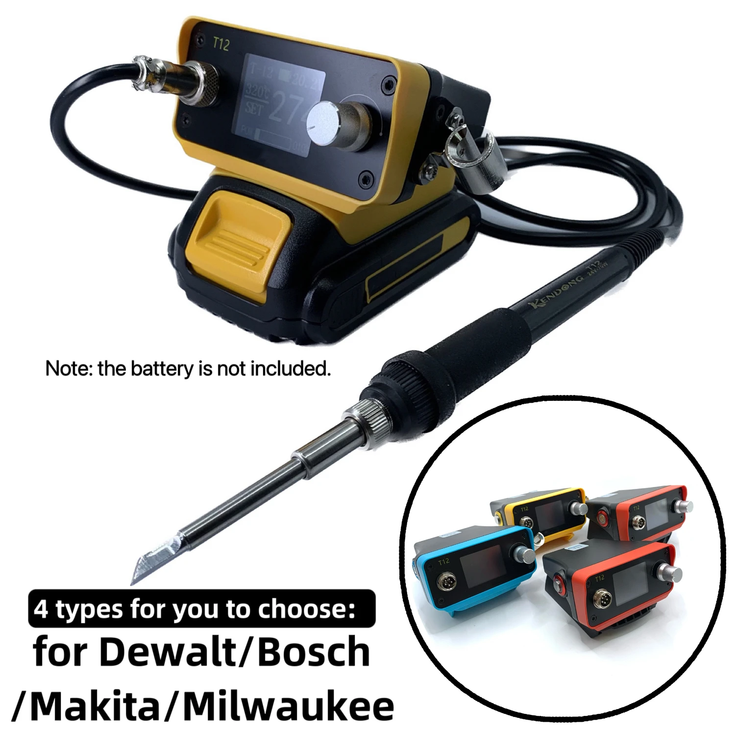 70W-T12-Cordless-Soldering-Station-Solder-Iron-for-Dewalt-Makita ...