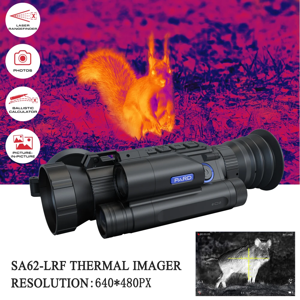 PARD SA62 Thermal Imaging Camera Inside Ballistic Calculator ...