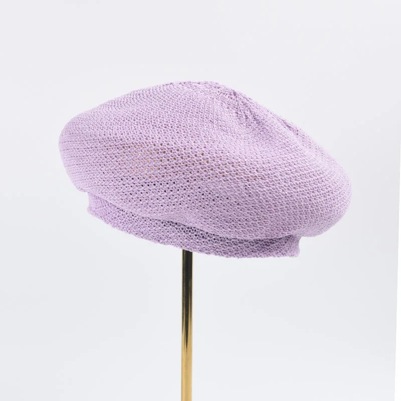 Linen-Summer-Beret-for-Women-Beach-Sun-Hat-Spring-Summer-Beret-for-Girl ...