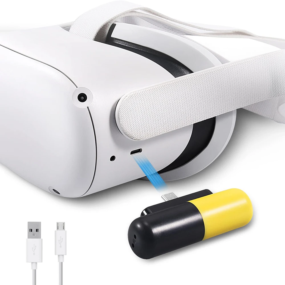 Emergency Charger Type C For Oculus Quest 2 Capsule Power Bank VR ...