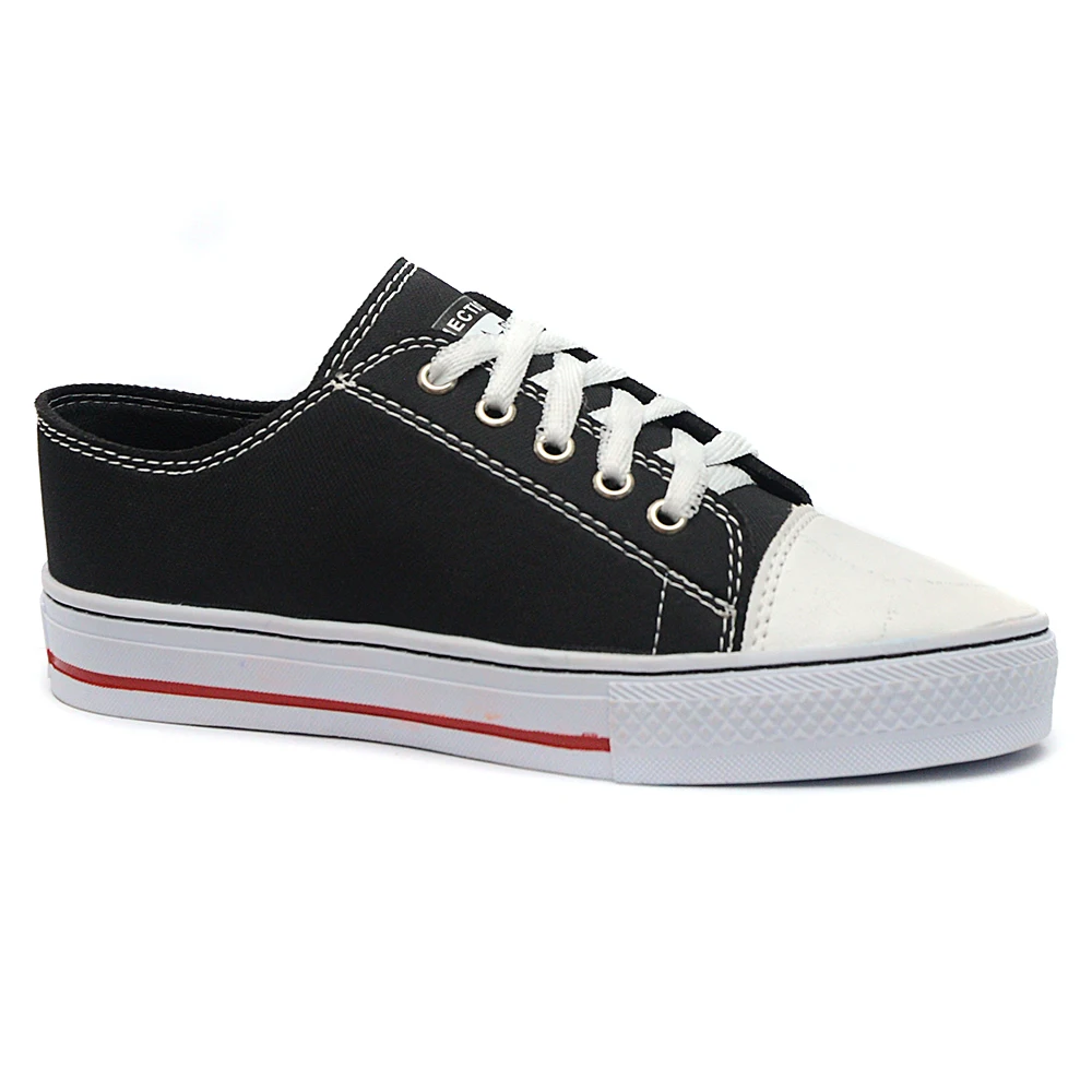 Tênis Feminino Casual Preto Uolk Star Confortável Super Leve promoción ...