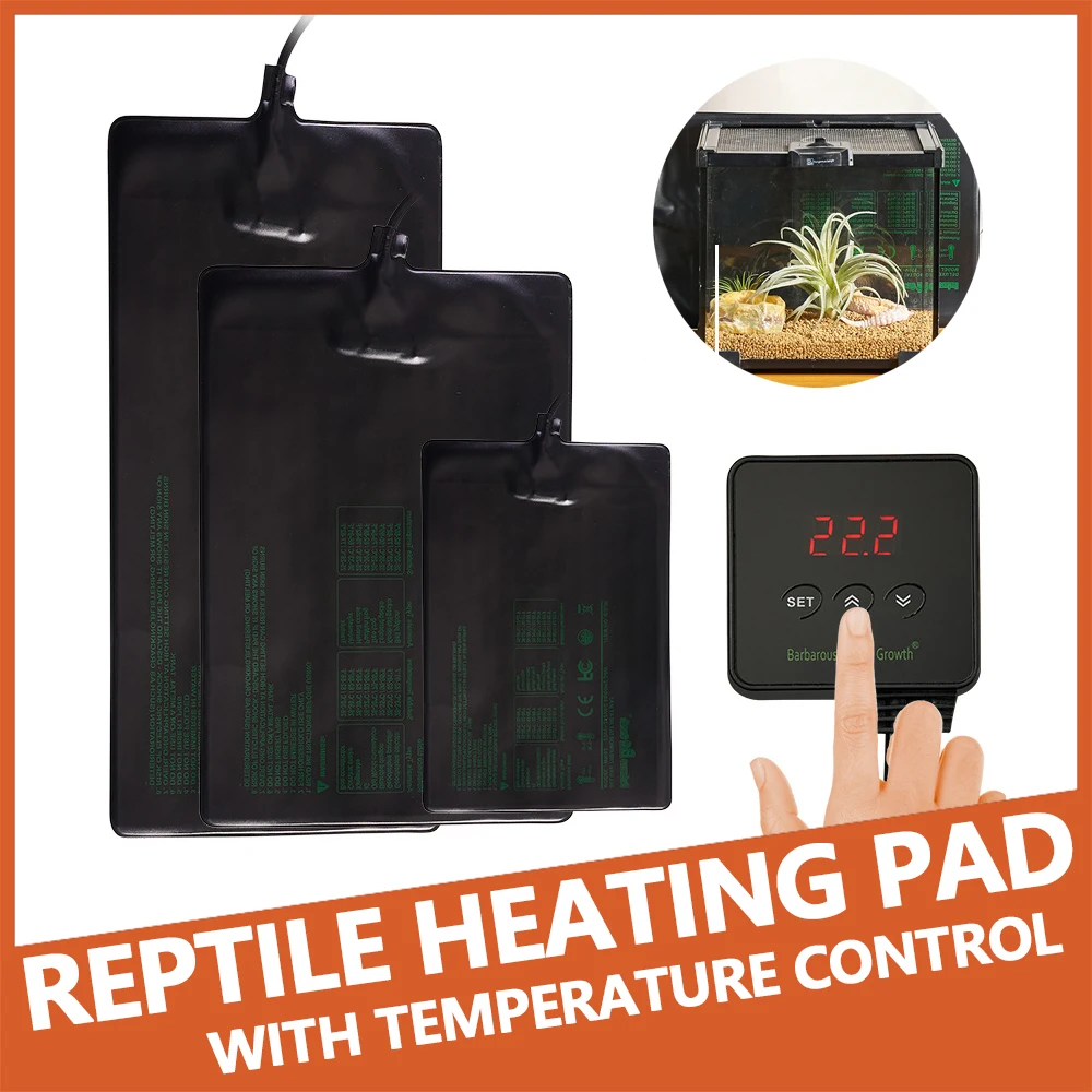 Reptile-Pet-With-Temperature-Control-Heating-Pad-Reptile-Tank-Breeding ...