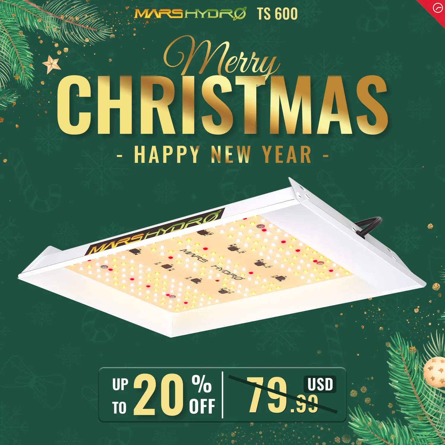 2022 Newest Mars Hydro Ts 600w Led Grow Light Sunlike Full Spectrum ...