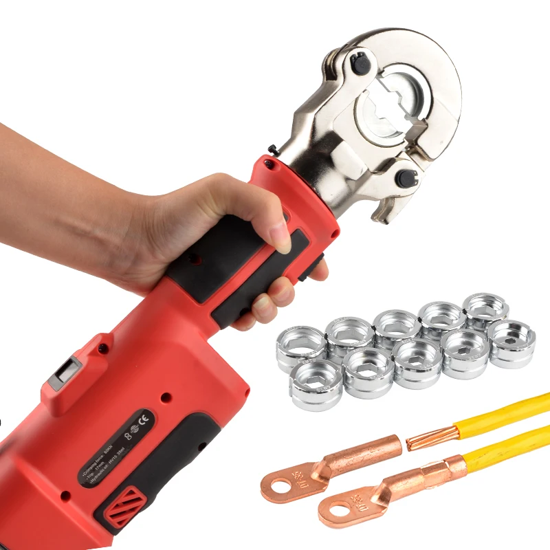 LS-300 Brushless Motor Battery Powered Hydraulic Cable Lug Crimping ...