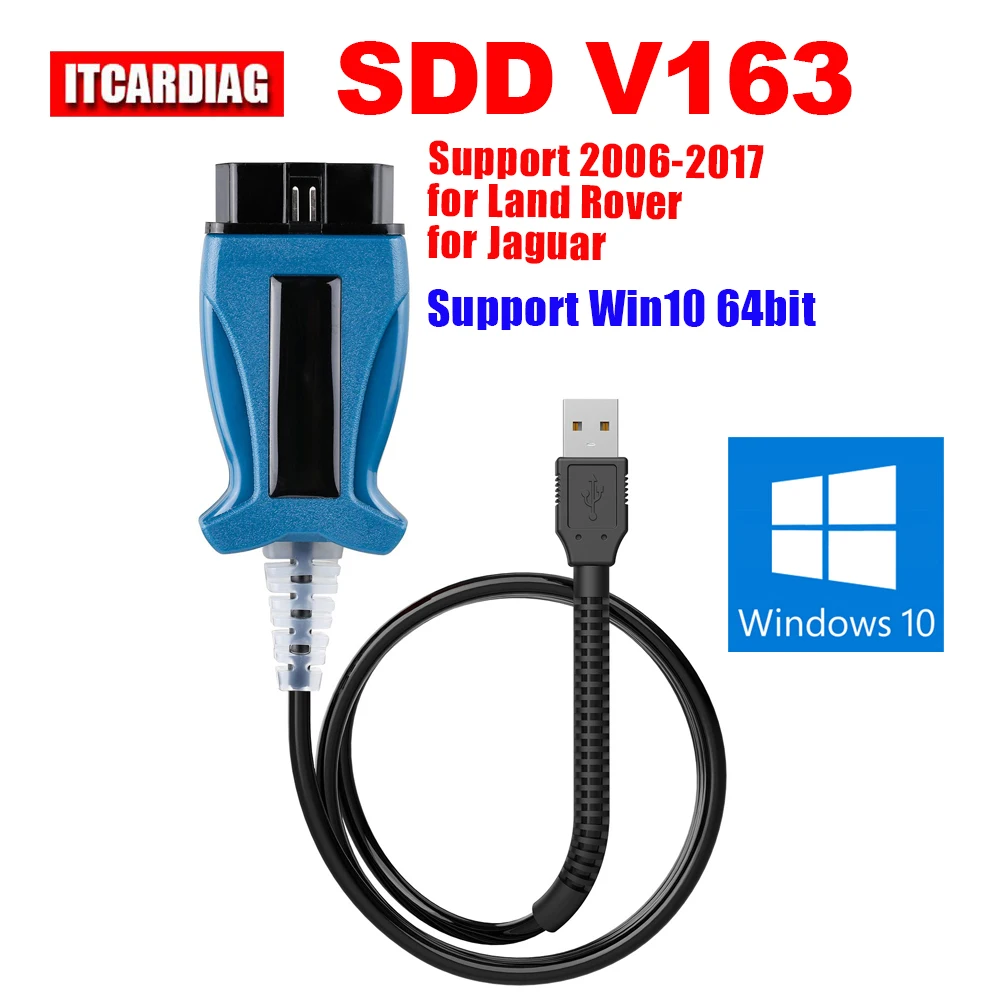 J2534 Passthru Device SDD V163 JLR Pro for Jaguar Land Rover OBD2 ...