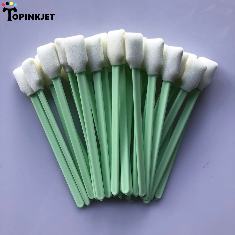 50pcs 13cm Printhead Cleaning Sponge For Epson Mimaki Mutoh All Water ...