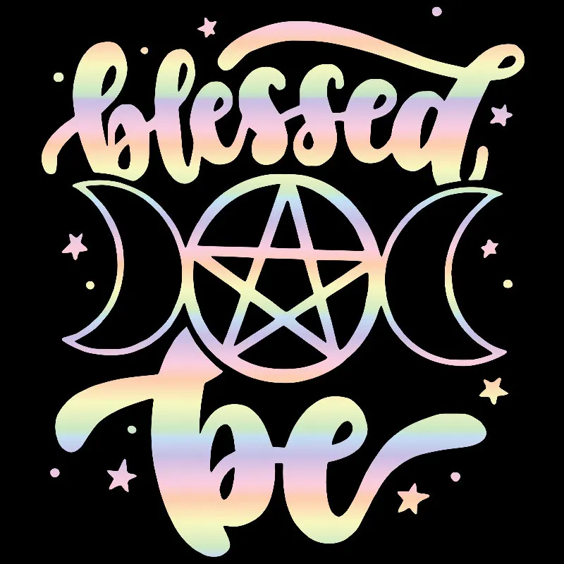 Blessed-Be-Car-Sticker-Laptop-Stickers-Pagan-Witch-Pentagram-Moons ...