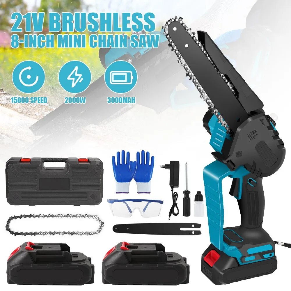 2000W-8-Inch-Brushless-Electric-Saw-Chainsaw-Rechargeable-15000RPM ...