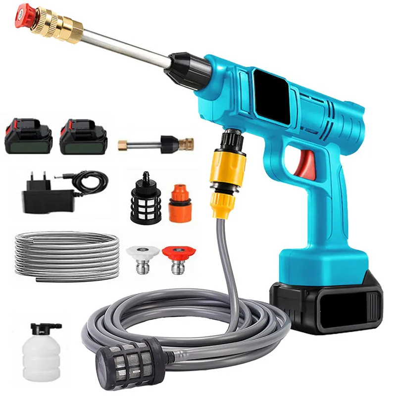 Car-Wash-Washer-Gun-Cordless-High-Pressure-Electric-Water-Washing-Gun ...