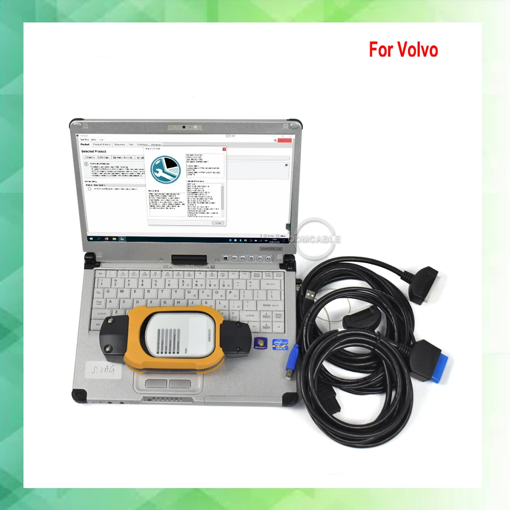 88890027 8 Pin 88890026 OBD สำหรับ Volvo Vcads รถบรรทุก Excavator ...