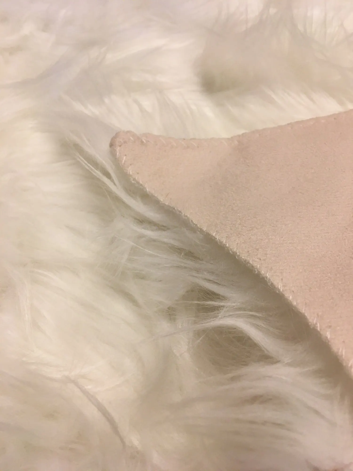 Lilly & Lula | Fluffy & Supersoft Plush Nordic Round Shaggy Rug - White ...