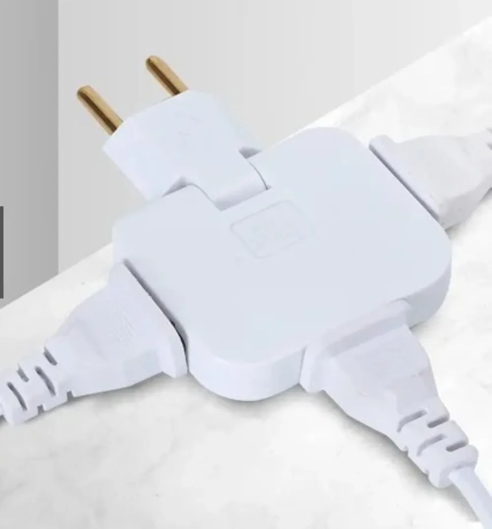 Adaptador Tomada Dobrável 20A: 3 Entradas 110/220V, 10A – Prático para ...